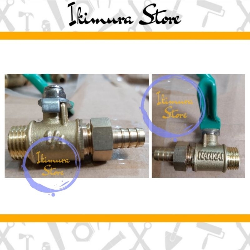 Jual Kran Angin / Kran Kompresor 1/4" Kuningan APRICE / NANKAI | Shopee ...