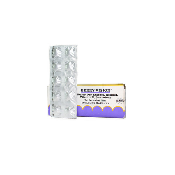 Jual BERRY VISION TABLET / VITAMIN UNTUK KESEHATAN MATA | Shopee Indonesia
