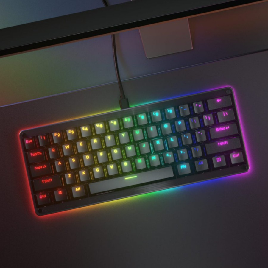 Jual COUGAR PURI MINI RGB CHERRY MX RED MECHANICAL GAMING KEYBOARD ...