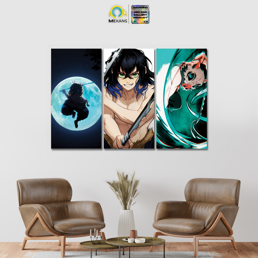 Jual MEKANS DEMON SLAYER INOSUKE 15 x 30 Poster Kayu Wall Decor ...