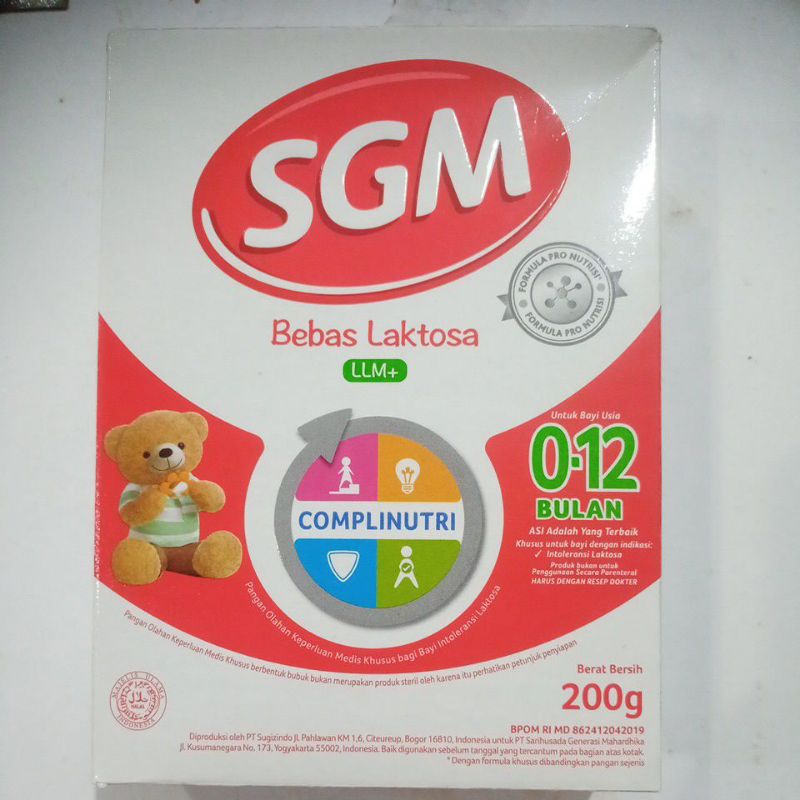 Jual SGM LLM 200gr bebas laktosa untuk usia 0-12 bulan expired mei 2025 ...