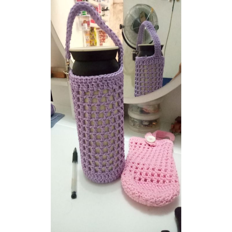 Jual Sarung botol Rajut/Bottle Pouch bag | Shopee Indonesia