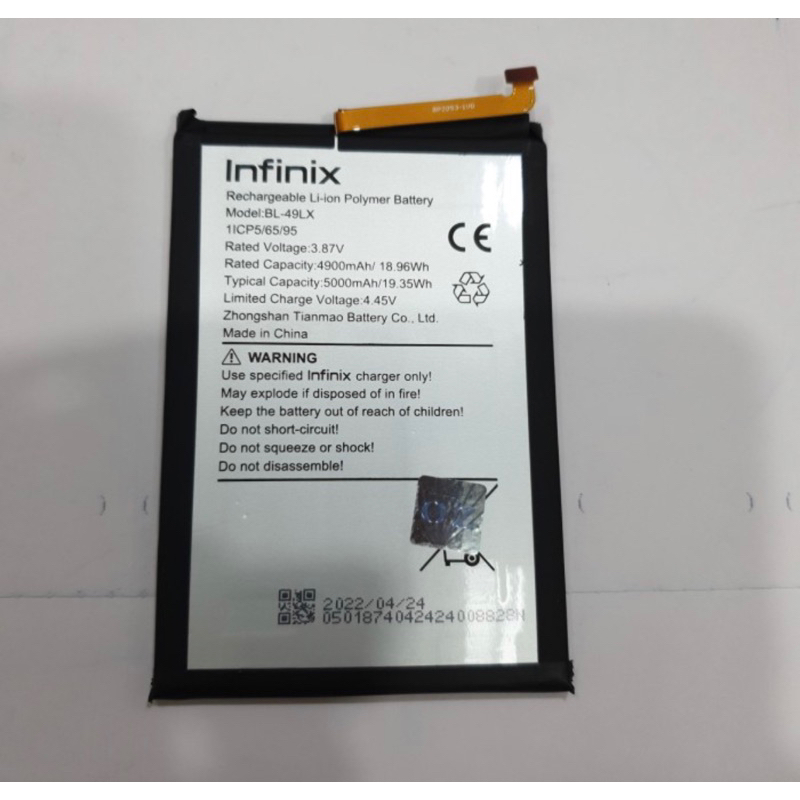 Jual Baterai Batre Battery INFINIX HOT 12 X6817 INFINIX HOT 20S X6827 ...
