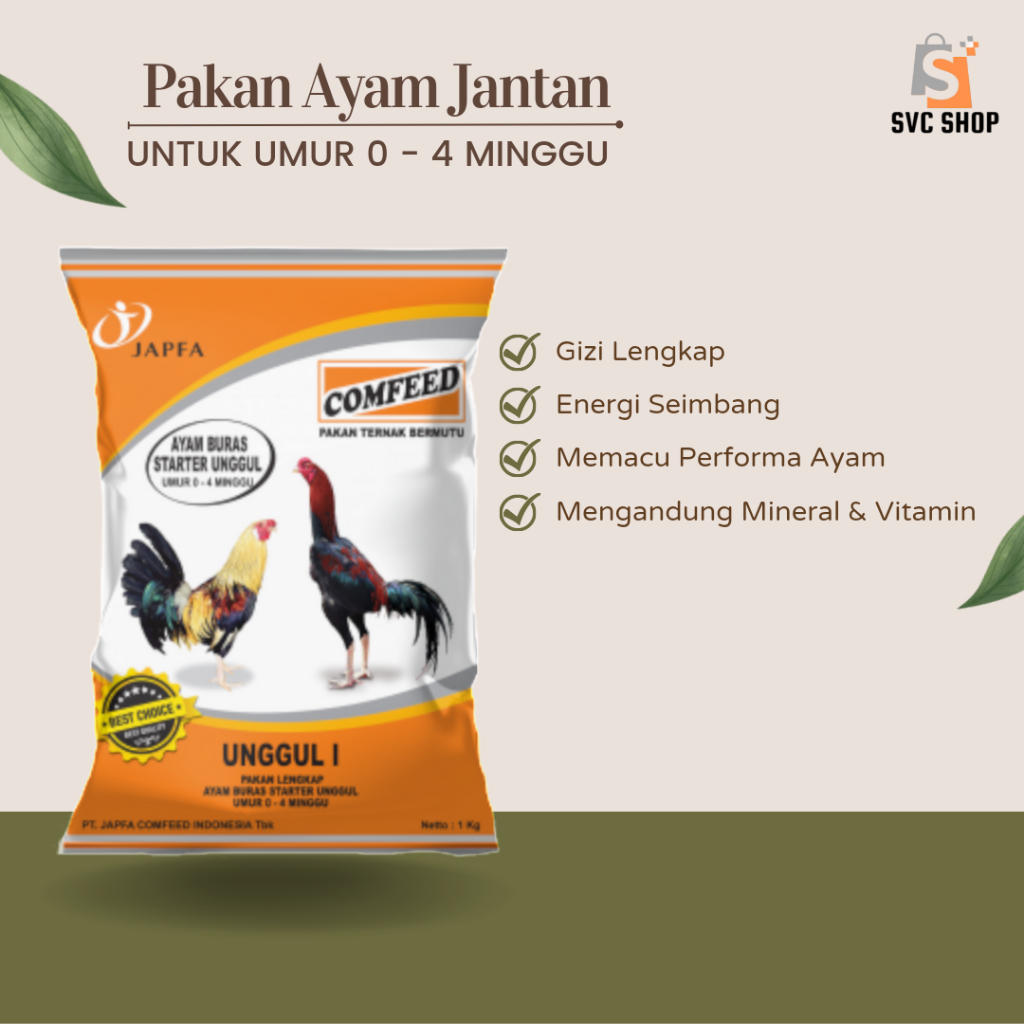 Jual Pakan Ayam Pedaging Unggul 1 Pur Ayam Pedaging Terlaris Makanan ...