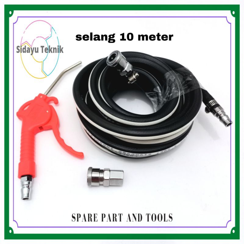 Jual Selang Angin Kompresor Air Blow Gun 10 Meter | Shopee Indonesia