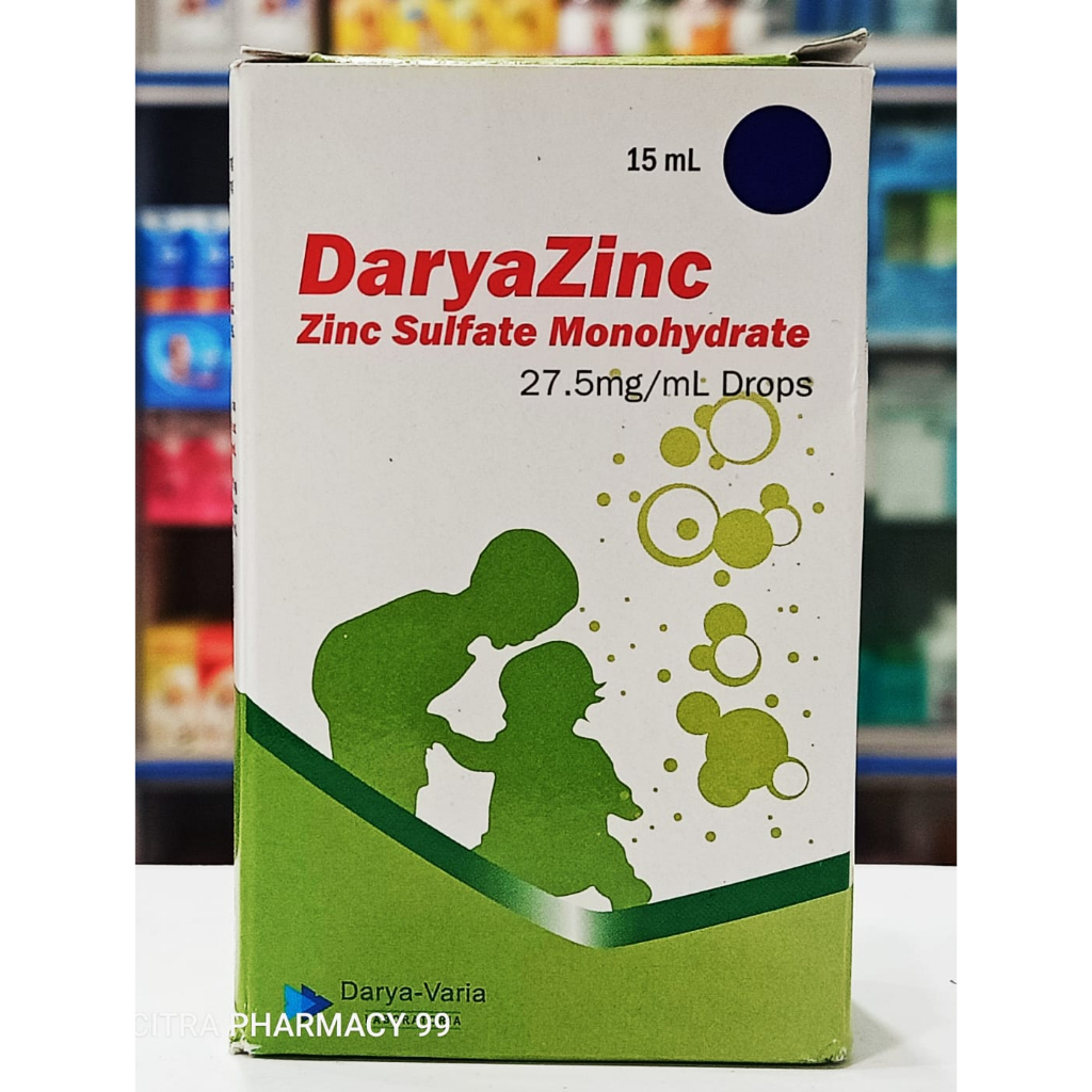 Jual DaryaZinc 𝐃𝐫𝐨𝐩𝐬 𝐒𝐢𝐫𝐮𝐩 𝟏𝟓𝐌𝐋 - Meredakan Diare/Mencret Pada Bayi dan Anak | Shopee Indonesia