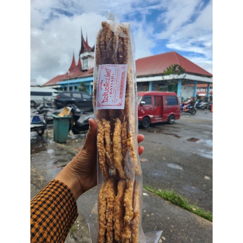 Jual KERUPUK BATIAH COKLAT 1 bks isi (25 pcs) | Shopee Indonesia