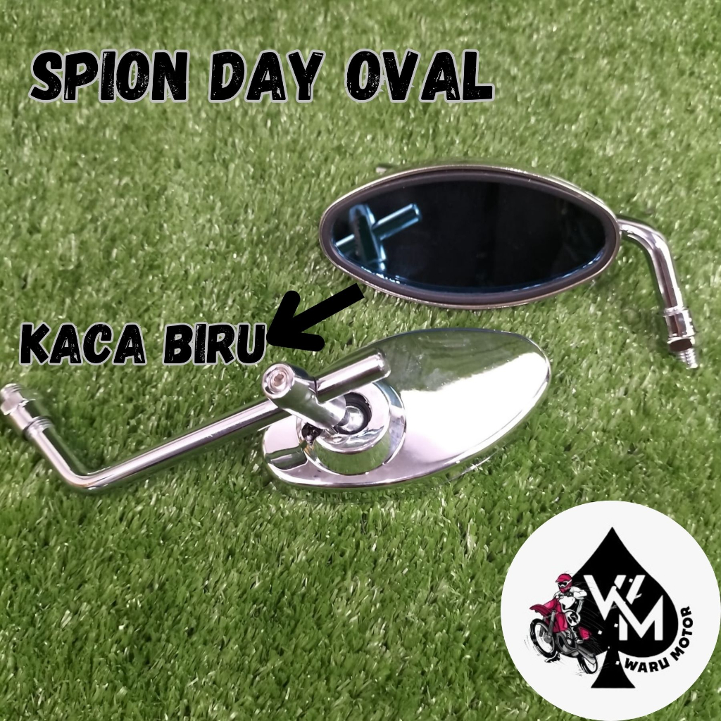 Jual SPION DAY OVAL CROM KACA PUTIH KACA BIRU CB CLASSIC GL MEGAPRO TIGER | Shopee Indonesia