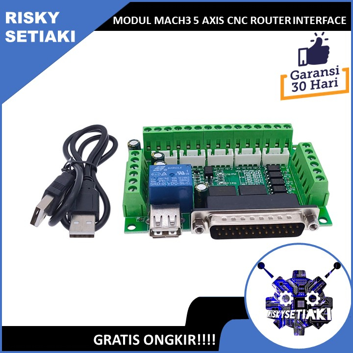 Jual MODUL MACH3 5 AXIS CNC ROUTER INTERFACE CONTROLLER BOARD | Shopee ...