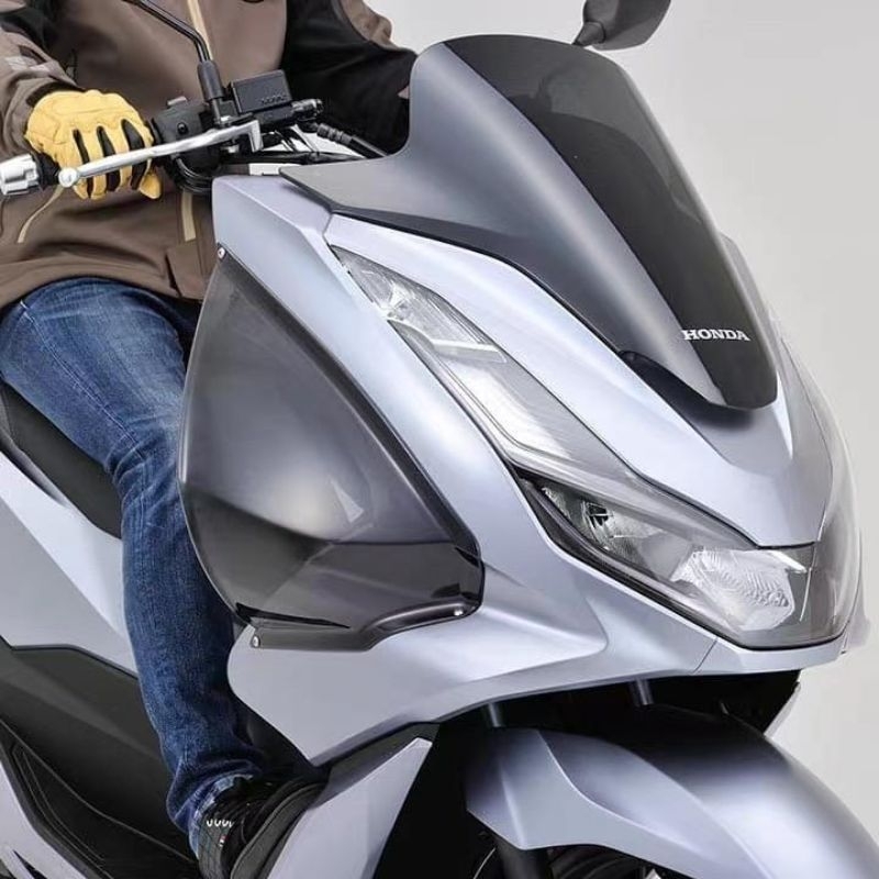 Jual Legshield pcx 160 penahan angin honda pcx 160 windshield kaki pcx ...
