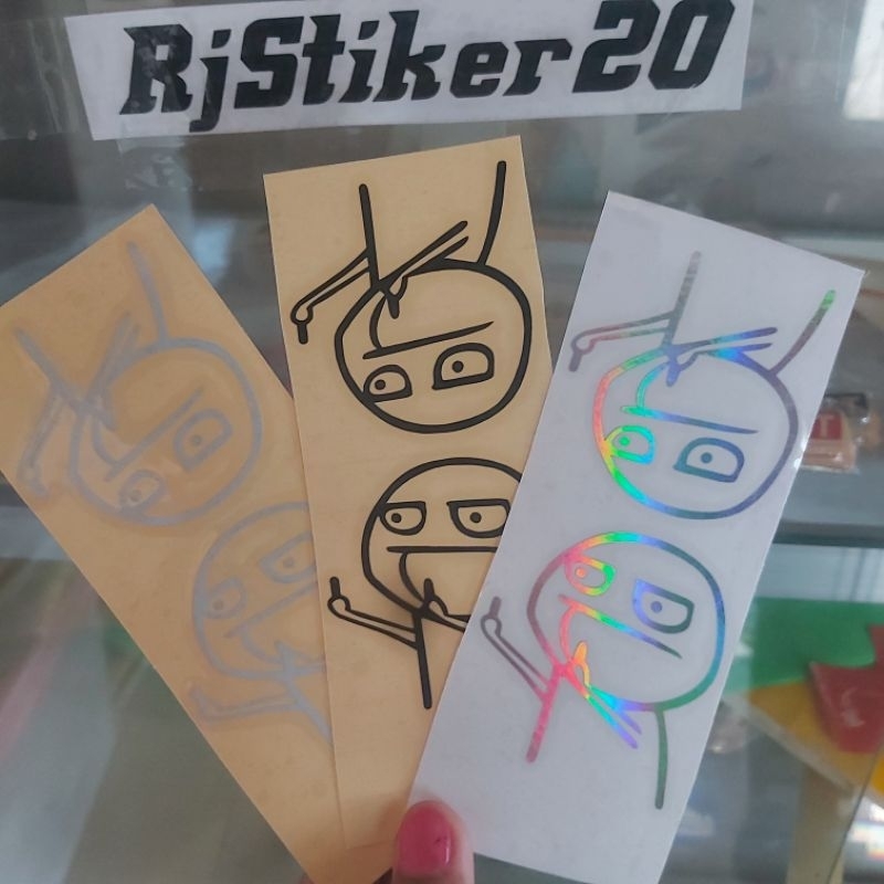 Jual Sticker Cutting Meme Fucek untuk Motor/Mobil/Hp/Laptop/Helm ...