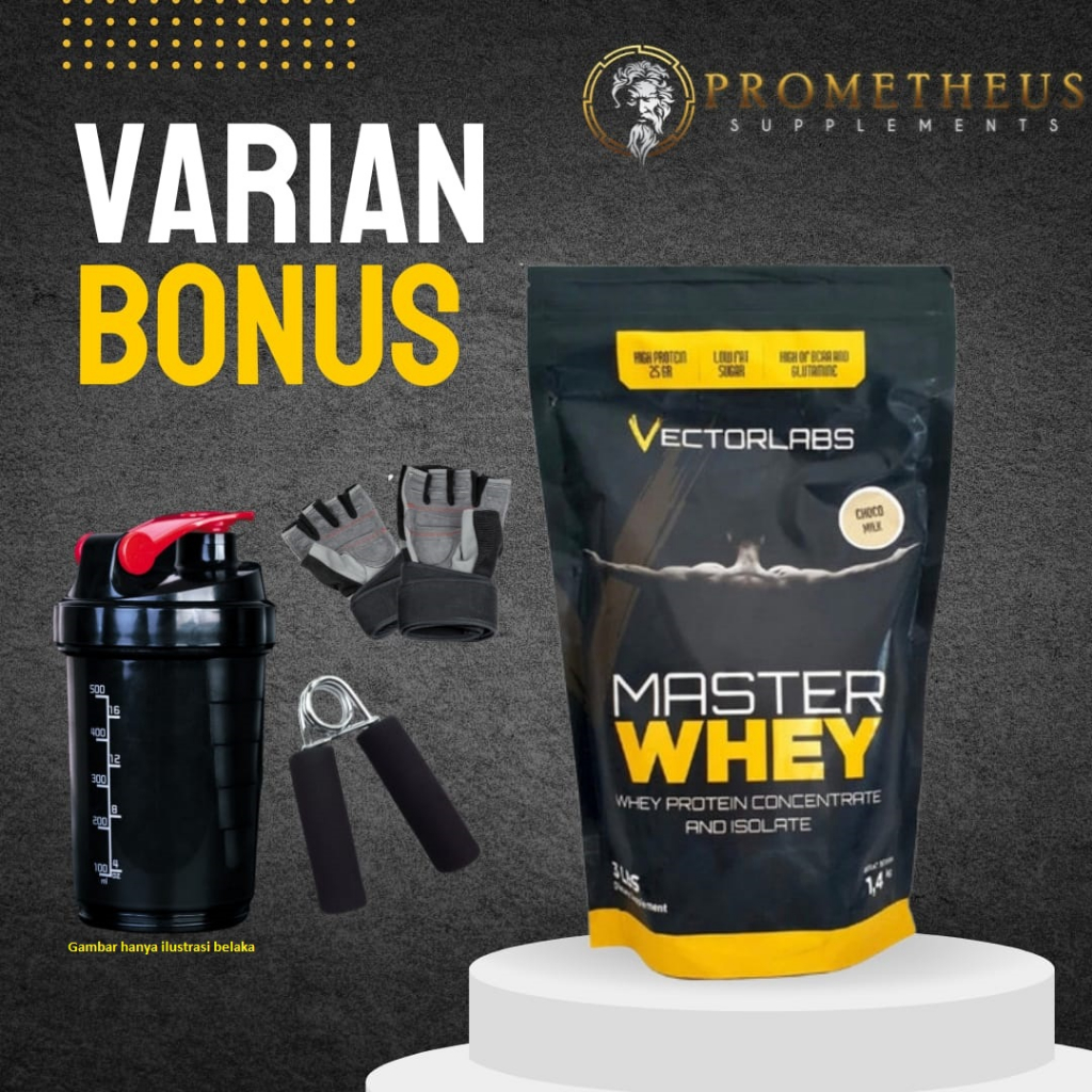 Jual Vectorlabs Masterwhey 3lbs 3lb 1350Gr Whey Protein Concentrate ...