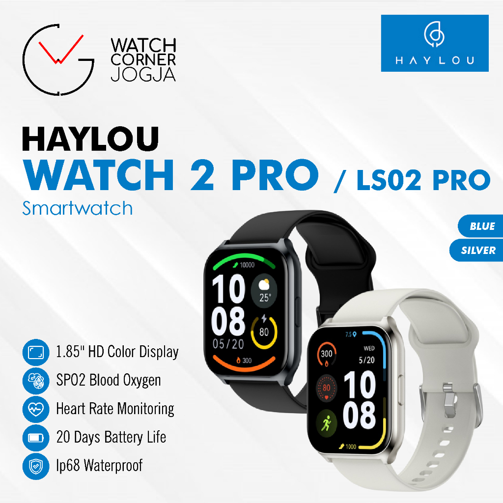 Jual Haylou Watch 2 Pro LS02 Pro Smartwatch SpO2 1.85 inch Bezel ...