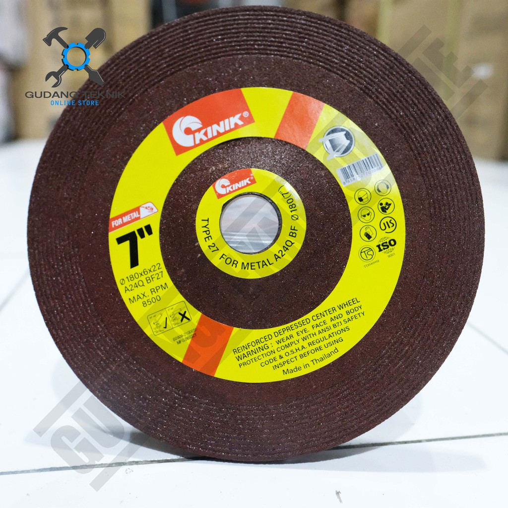 Jual Mata Batu Gerinda Poles 7" KINIK / Batu Gerinda Slep Asah Besi ...