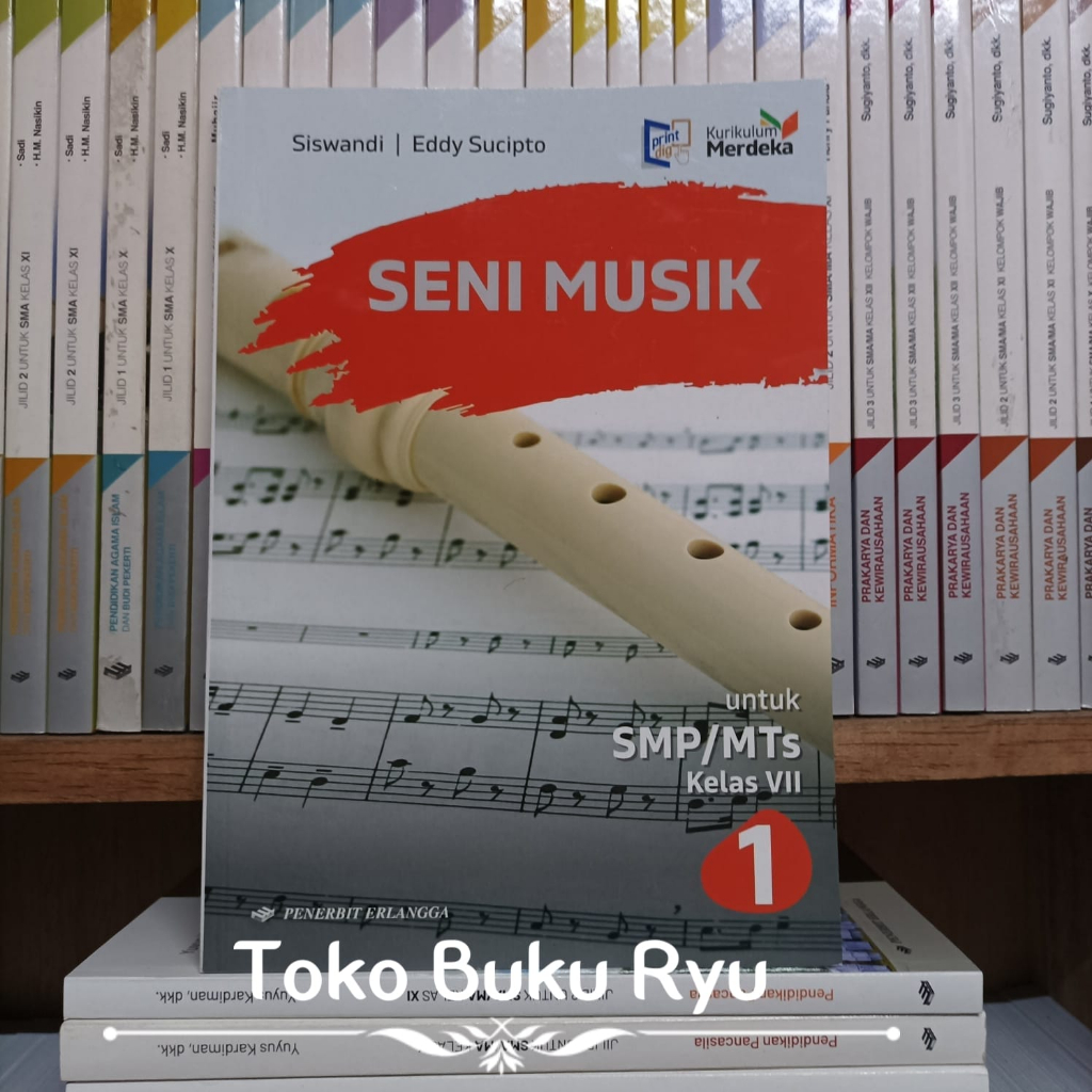 Jual Buku Seni Musik Kelas 1 / VII / 7 SMP Kurikulum Merdeka Erlangga | Shopee Indonesia