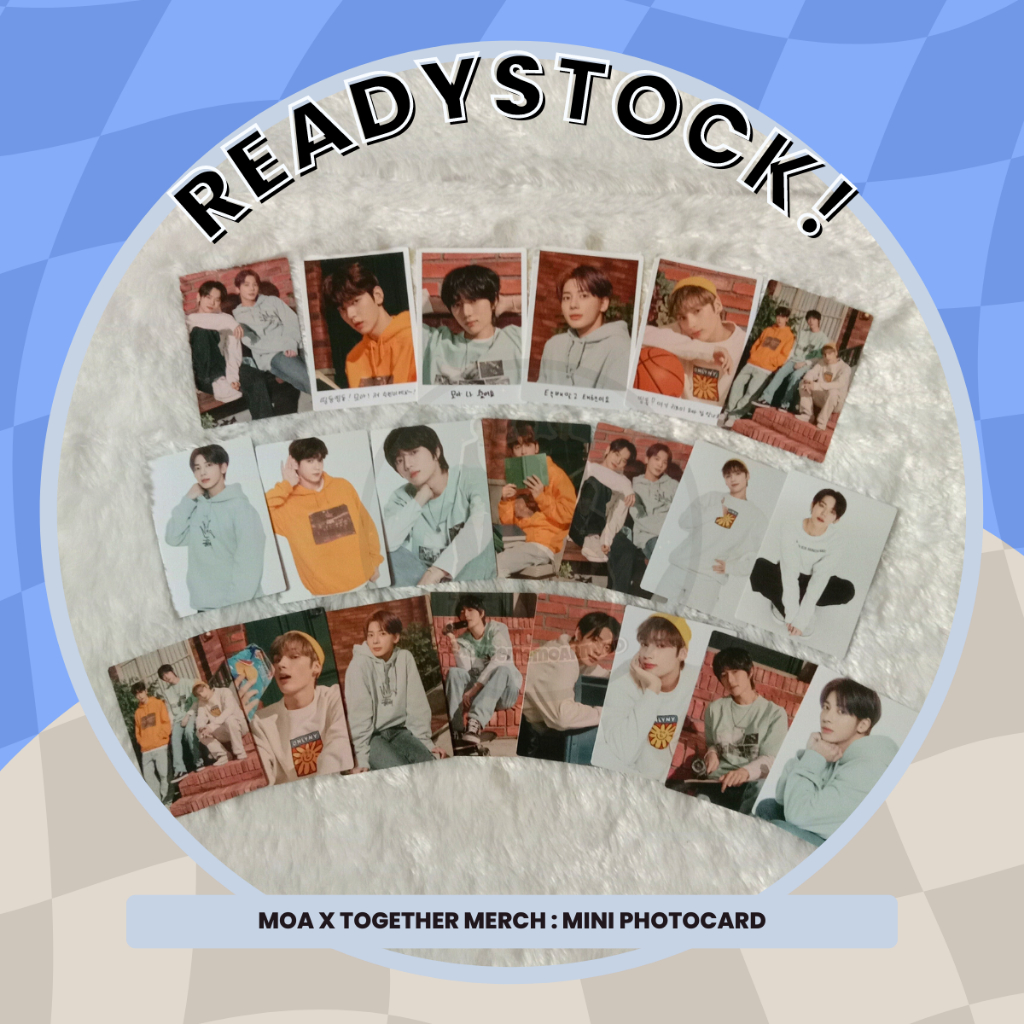 Jual [READYSTOCK] TXT MINI PHOTOCARD MOA X TOGETHER SOOBIN YEONJUN BEOMGYU TAEHYUN HUENINGKAI ...