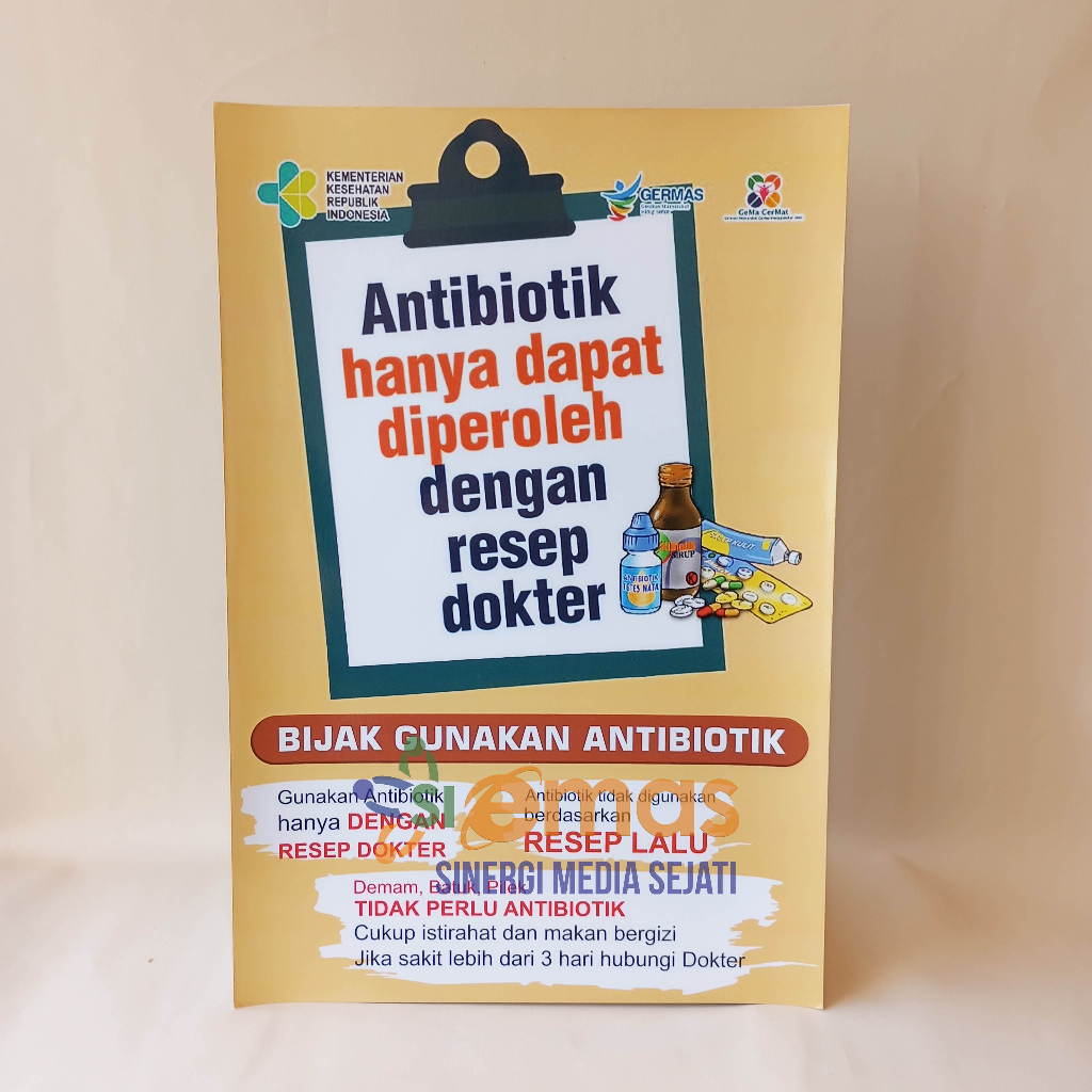Jual Poster Informasi Obat | Poster Bijak Gunakan Antibiotik | Shopee ...