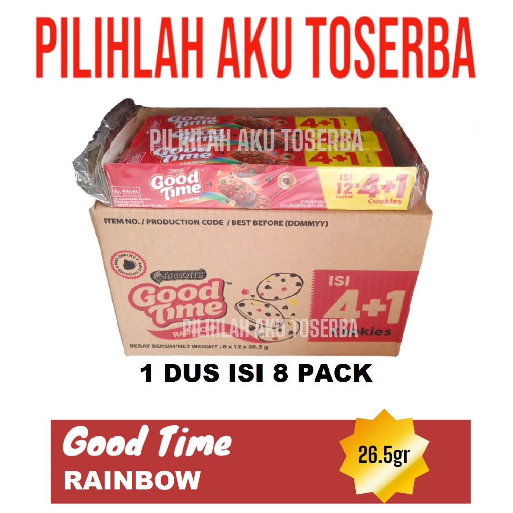 Jual Good Time Cookies RAINBOW 16 gr menjadi 26 gr Singles Pack ...