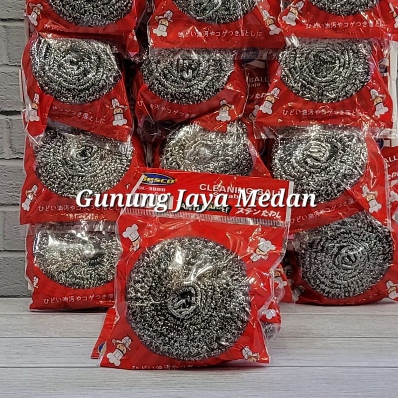 Jual Spoons Cuci Piring Stainless 40 Gram Sabut Stainless Cuci Piring ...