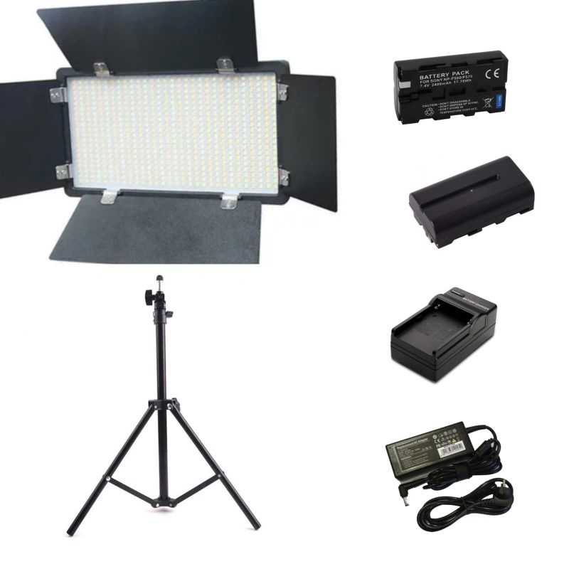 Jual PAKET LAMPU LED PRO 800 /LAMPU STUDIO LED LIGHT PAKET VIDEO ...