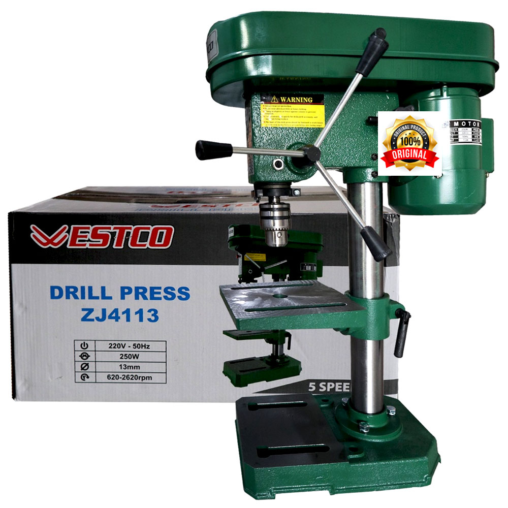 Jual (ORIGINAL) WESTCO ZJ 4113 Bor Duduk 13 mm - Bench Dril 13mm ...