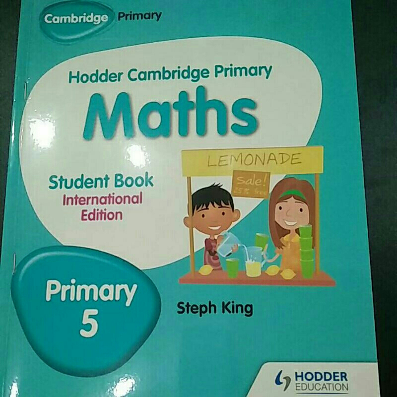 Jual HODDER CAMBRIDGE PREMATY MATH STUDENT BOOK KELAS 5 | Shopee Indonesia