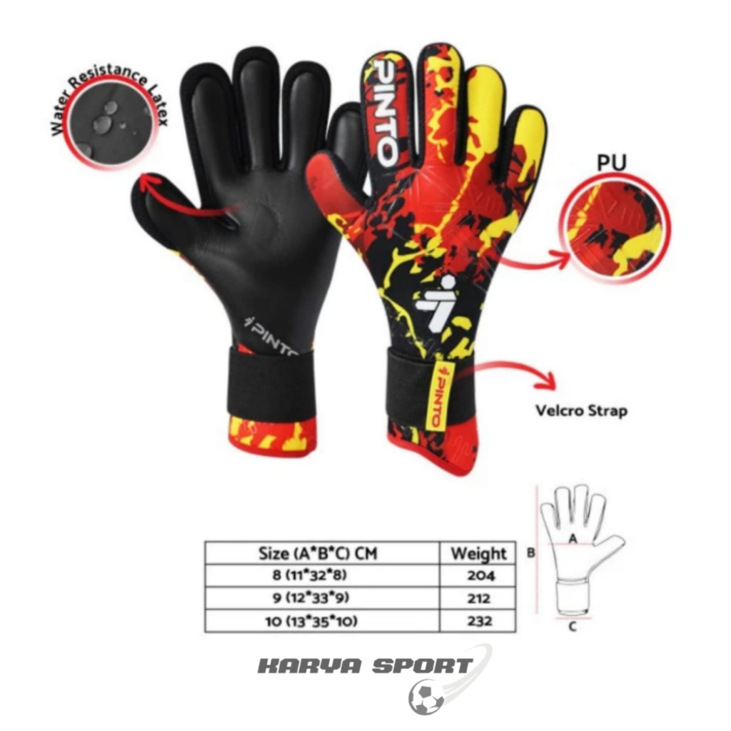 Jual Sarung Tangan Kiper Dewasa PINTO NEUER GoalKeeper GK Glove Senior ...
