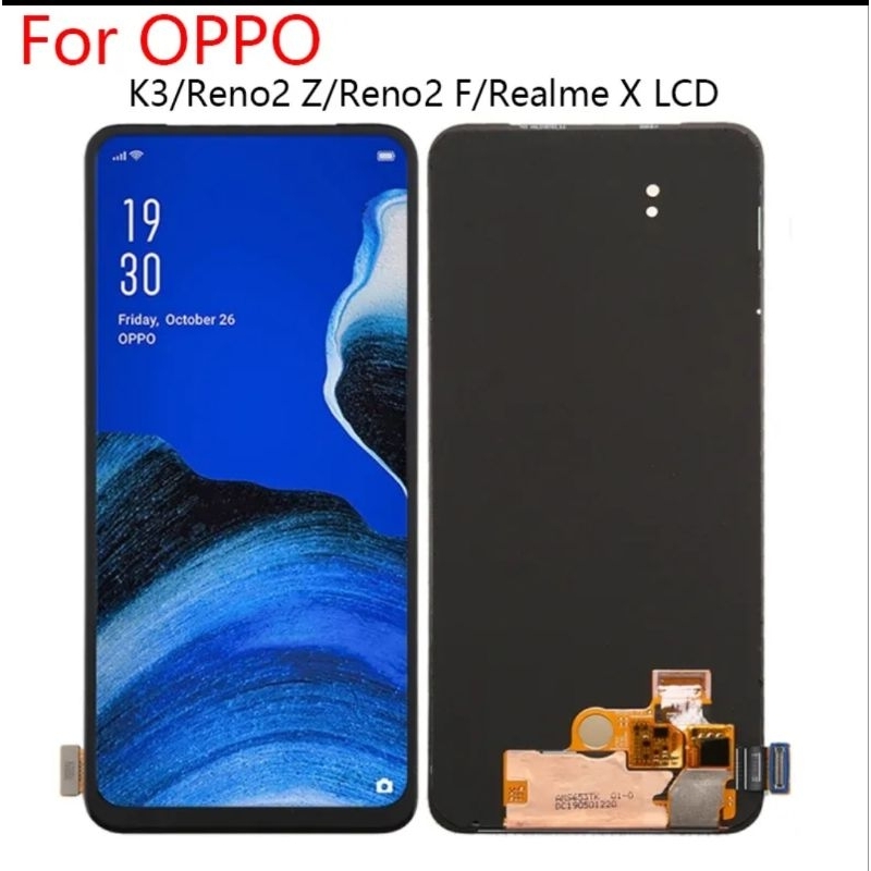 Jual LCD TOUCHSCREEN REALME X - LCD OPPO K3 - LCD RENO 2F - LCD RENO 2Z COMPLETE FULLSET ...