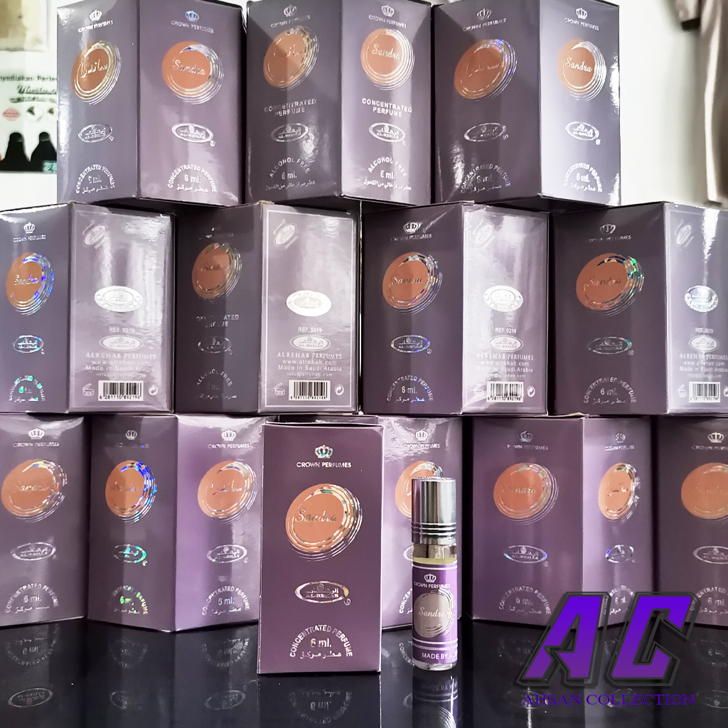 Jual [A062] - Parfume ALREHAB PERBOX SANDRA Roll on 6 ml | PERBOX ISI 6 ...