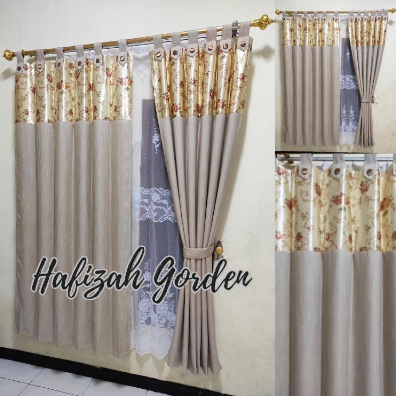 Jual Gordeng Blackout Polos Untuk Jendela Dan Pintu Model Kancing Tirai ...