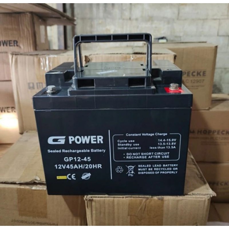 Jual Battery Vrla G-Power 12V45AH/20HR New | Shopee Indonesia