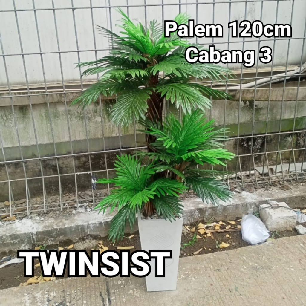 Jual TERMURAH Pohon Bonsai Palem Plastik Artificial Palsu 120Cm/Hiasan ...