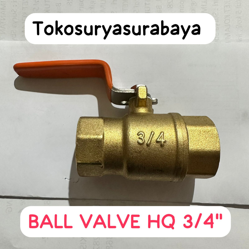 Jual Premium Rekomendasi Seller StopKran 3/4 inch Ball Valve 3/4" HQ ...