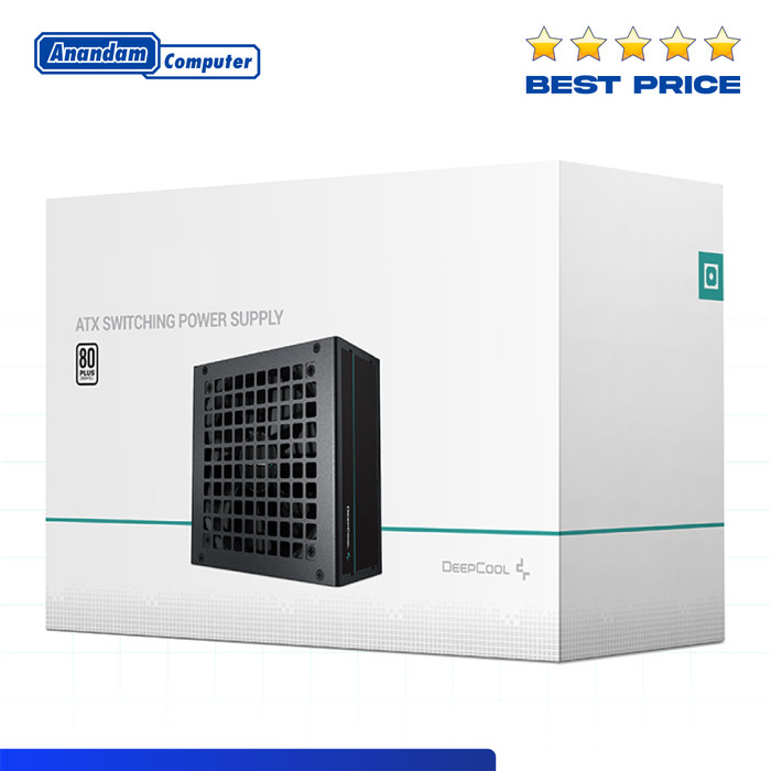 Jual Deepcool PF550 80 PLUS Standard 550w Power Supply 80+ Flat Cable ...
