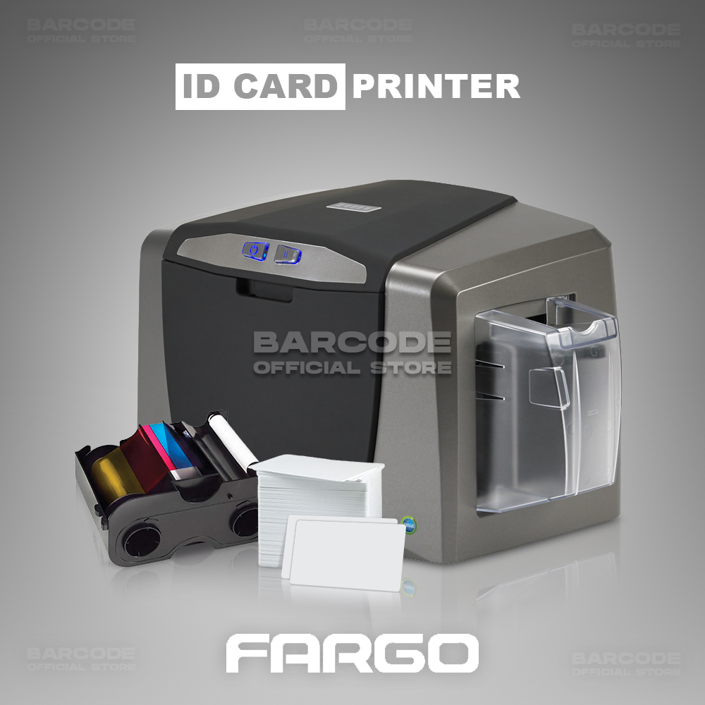 Jual Paket Printer ID Card Fargo DTC1250E + Ribbon Warna 045500 + Blank ...