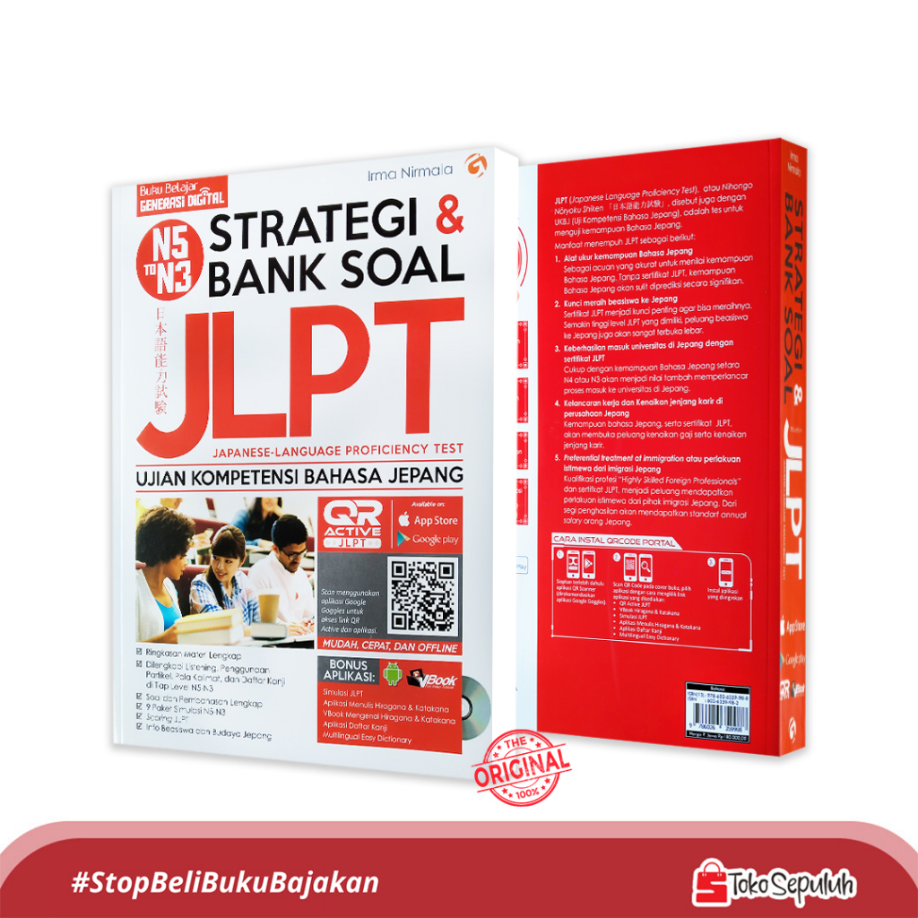 Jual BUKU TES JLPT & NAT - TOP SCORE JLPT-N5 & NAT-Q5 MEMAHAMI INTI ...