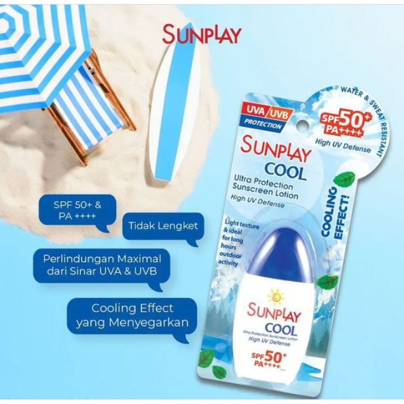 Jual Sunplay Cool Ultra ProtectionnSunscreen Lotion SPF 50+ PA++++ 30g ...