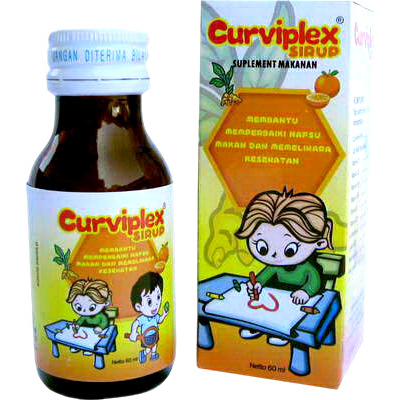 Jual curviplex syrup sirup syr 60ml 60 ml / multivitamin vitamins food ...