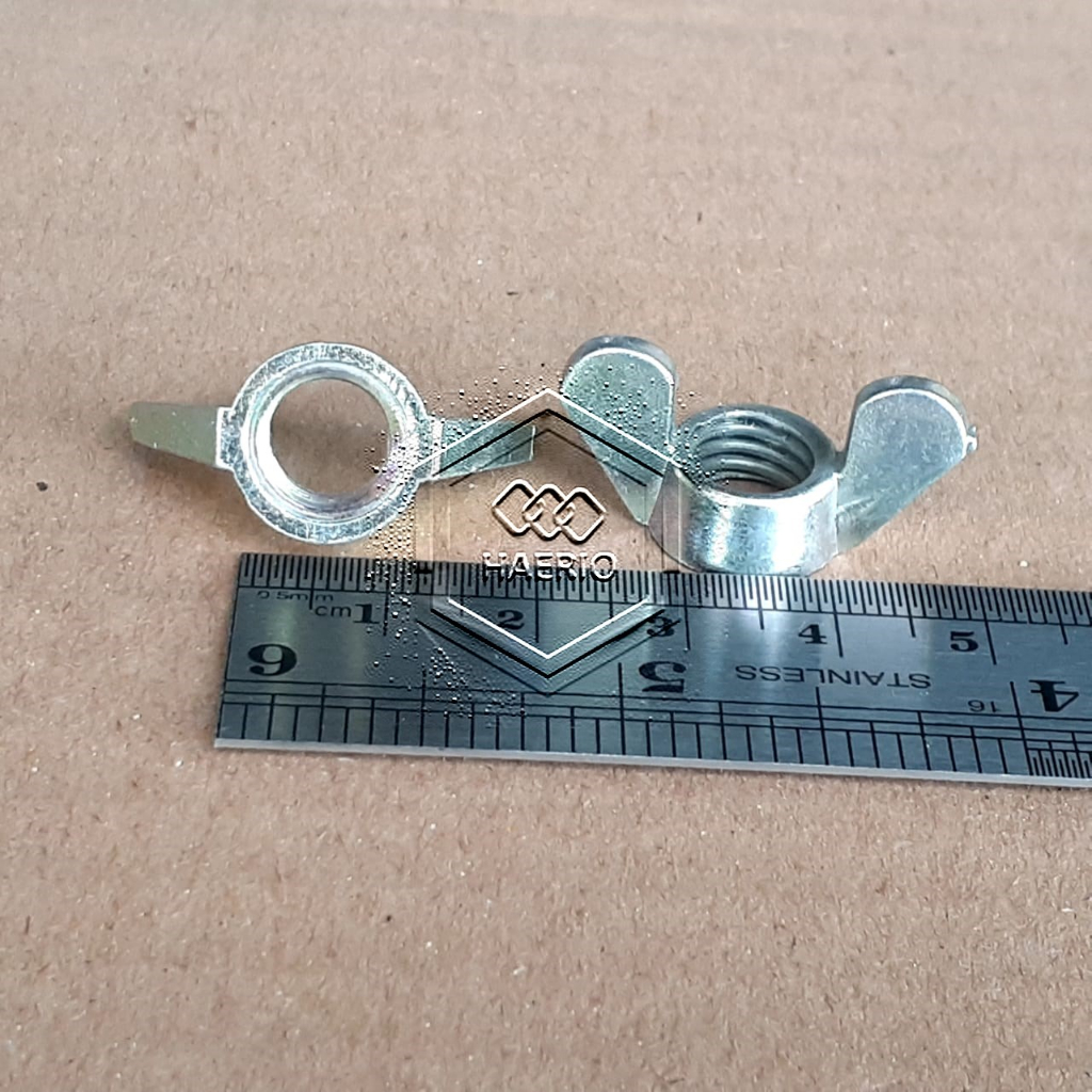 Jual MUR KUPU KUPU WING NUT M10 MUR KUPING KUNING M10 NUT COR MUR KUNCI ...