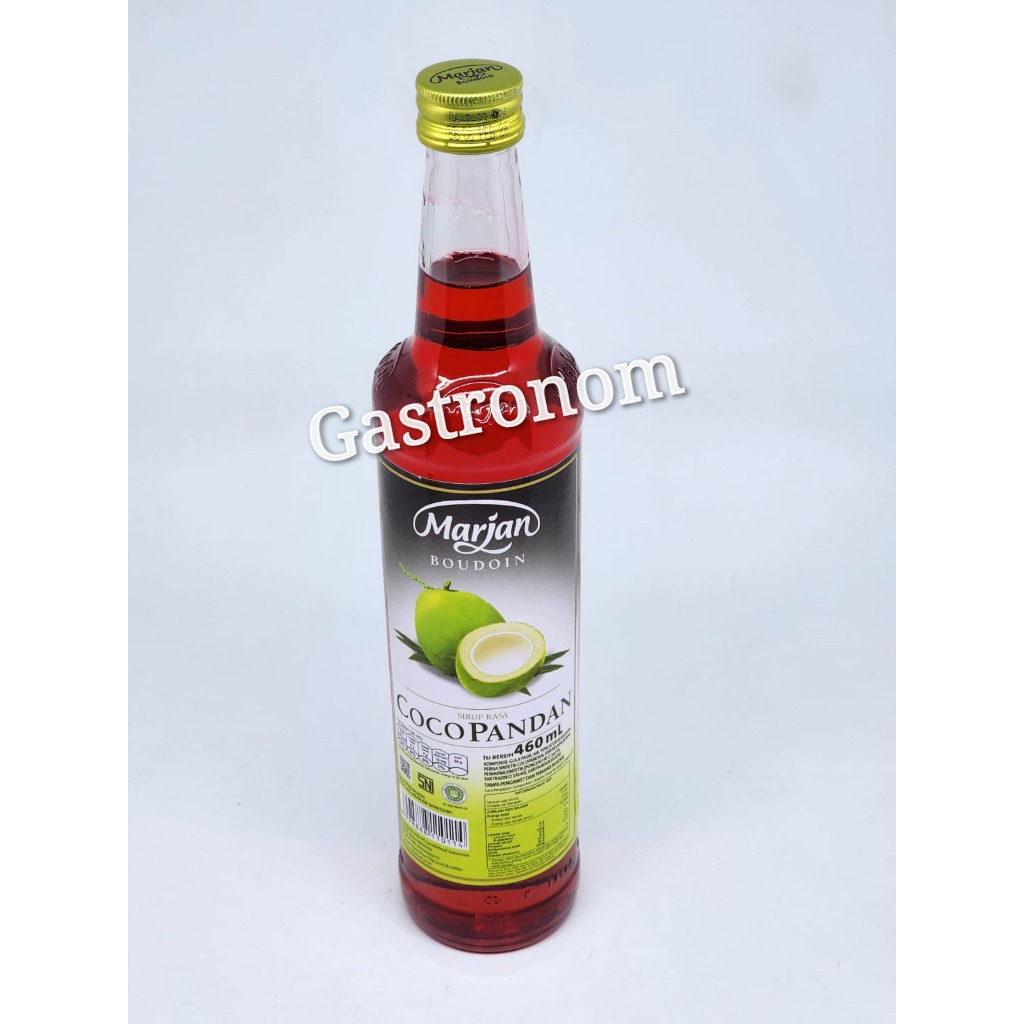 Jual Marjan Cocopandan Syrup / Sirup Cocopandan Marjan 460ml | Shopee ...