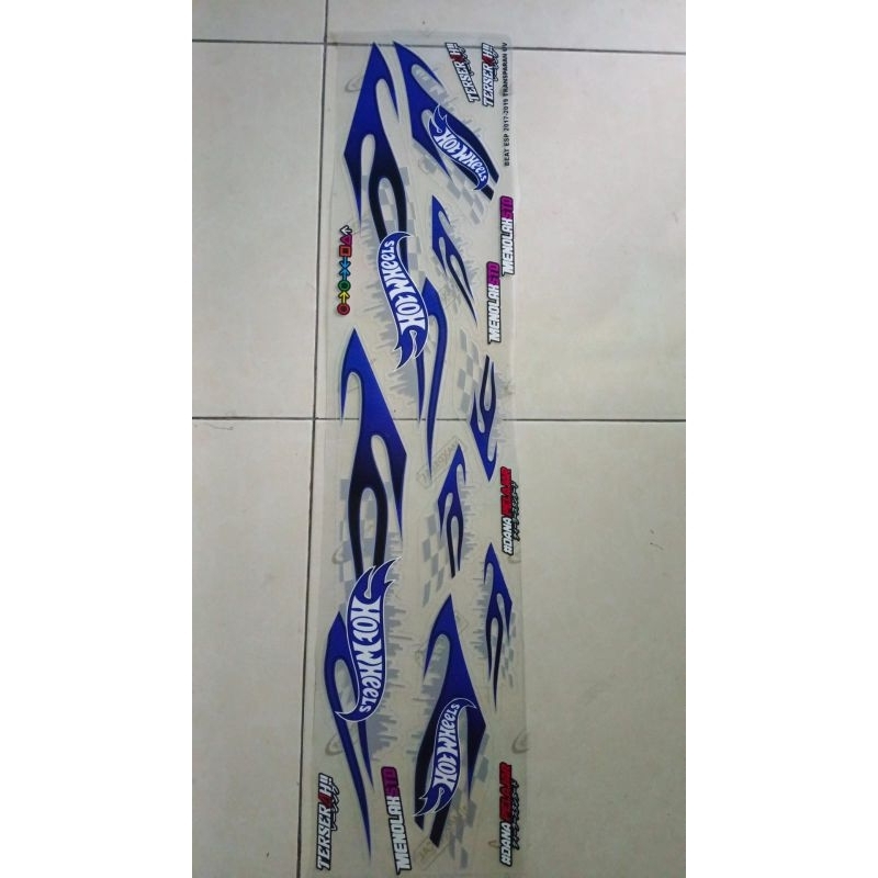 Jual striping variasi transparan UV original sticker transparan Honda ...