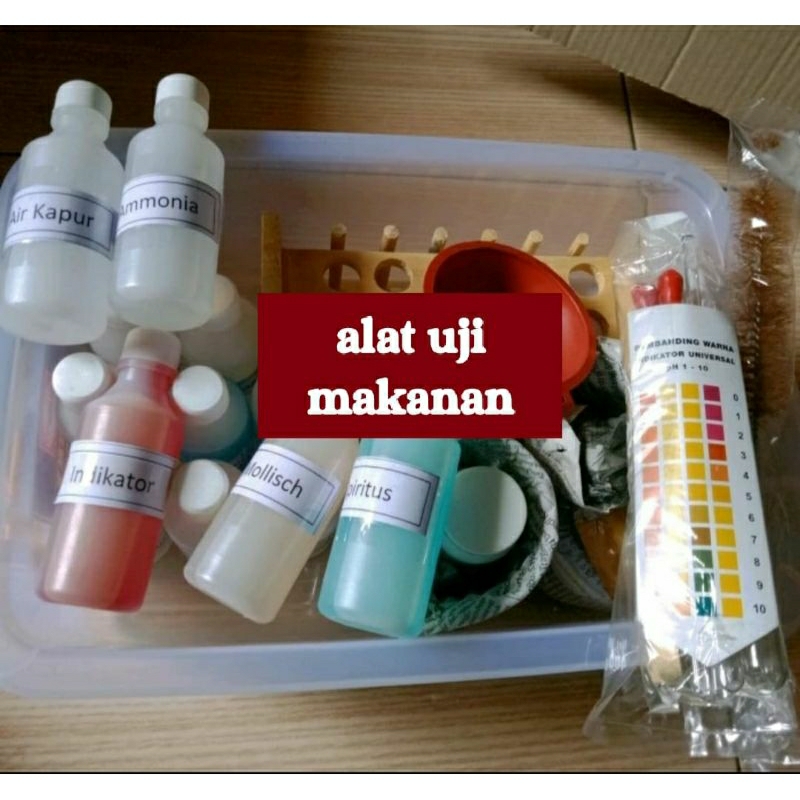Jual Kit uji makanan set / Kit uji makanan box | Shopee Indonesia