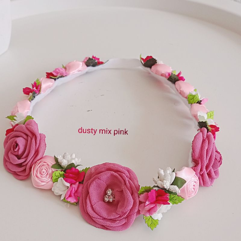 Jual Mahkota Bunga Flower Crown Bandana Anak - Nabila Flowercrown ...