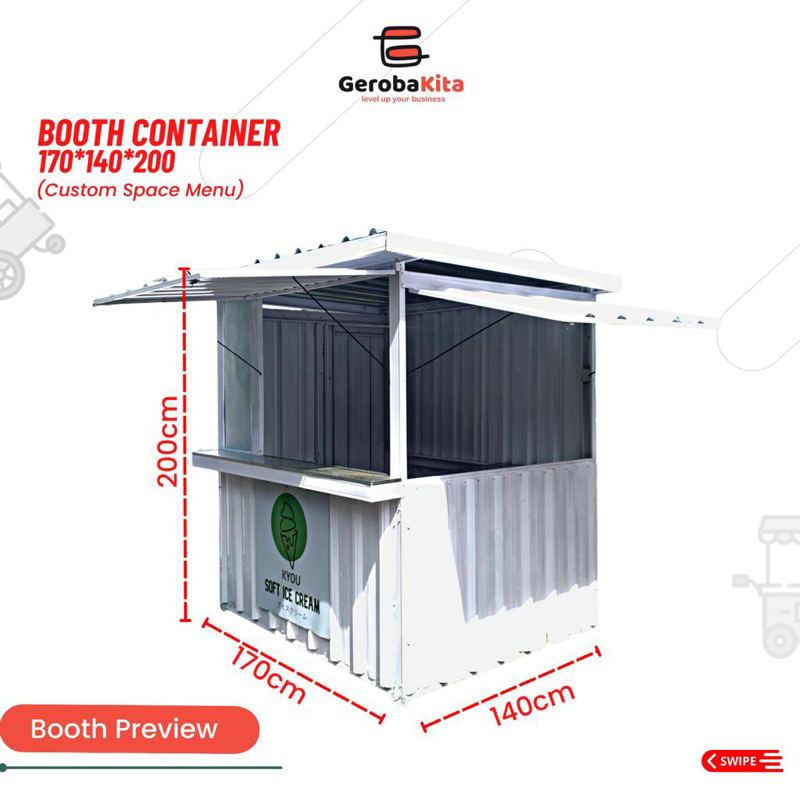 Jual Booth Container Custom Papan Menu | Shopee Indonesia