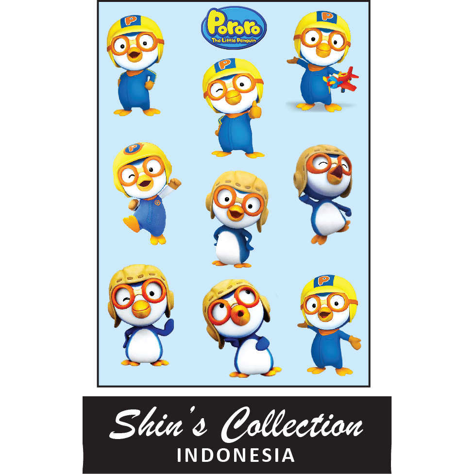 Jual Sticker stiker murah anti air Pororo 1 pc | Shopee Indonesia