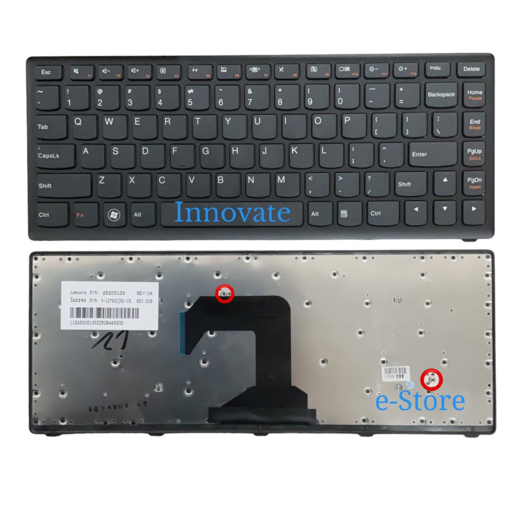 Jual Keyboard Lenovo S400 S400U S410 S415 hitam | Shopee Indonesia