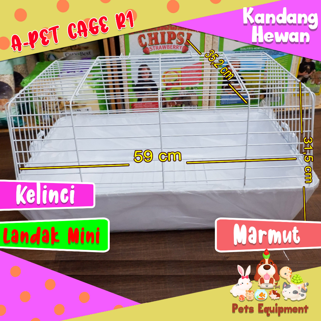 Jual KANDANG MARMUT/LANDAK MINI/KELINCI merk dayang R1 /rabbit cage ...
