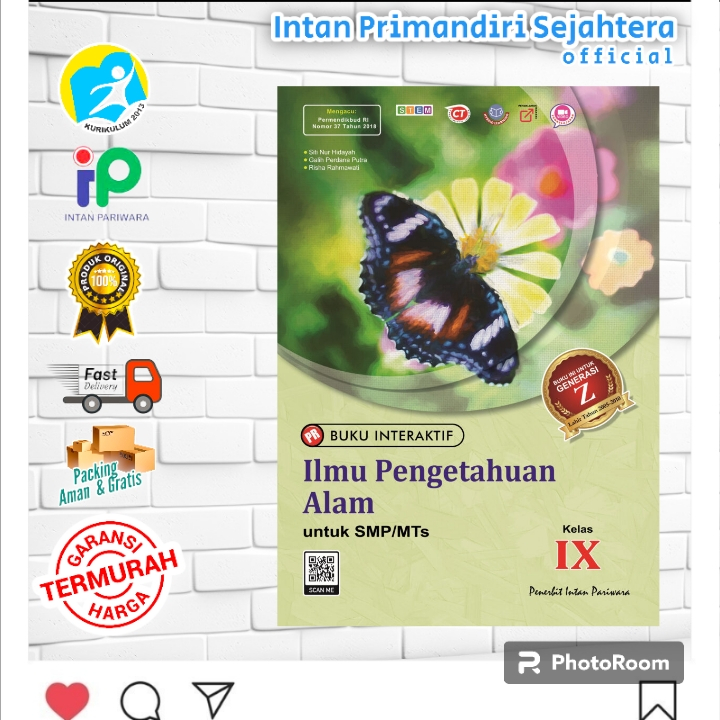 Jual PROMO !!! BUKU PR INTERAKTIF IPA KELAS 9 SMP/MTs ( Tahunan ) terbaru 2023/2024 INTAN ...
