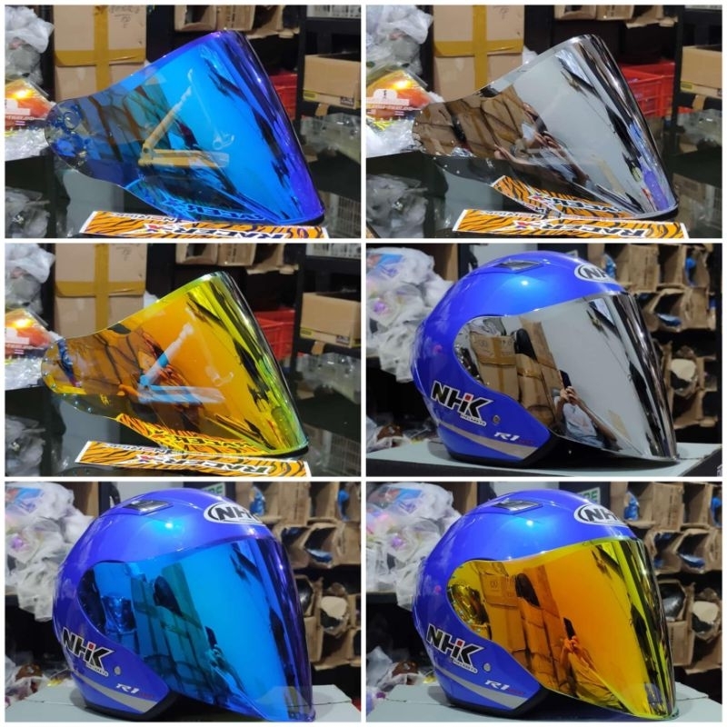 Jual Flat visor NHK R1 MAX / NHK R1 elite Iridium pnp tanpa ganti ...
