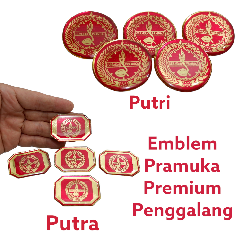 Jual Tatop Emblem Pin Lambang Topi Pramuka Tantop Siaga Penggalang ...